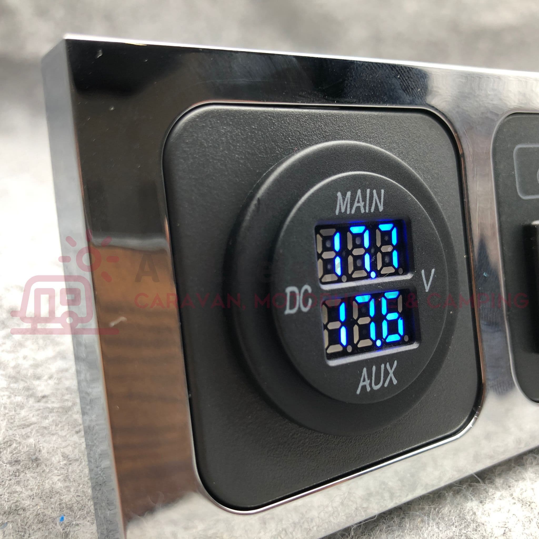 CBE C-Line Control Panel Twin Volt Meter Pump & Light Switch Gloss ...